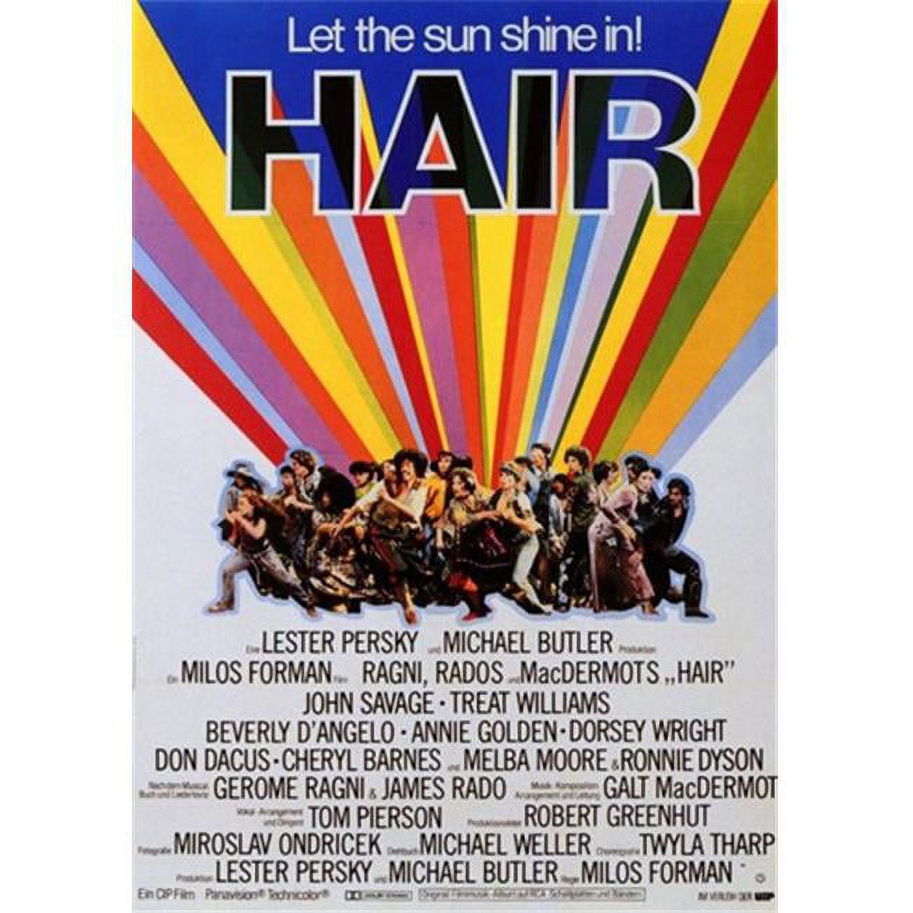 Hair Movie Poster - 11 x 17 in. - Walmart.com