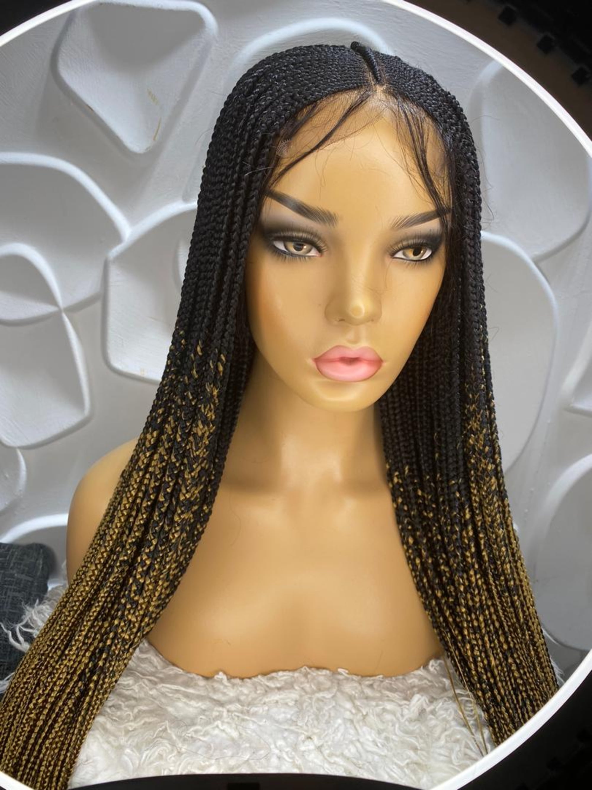 Hair 'N' Tingz Frontal Tribal Ombre Custom Made Wig - Walmart.com