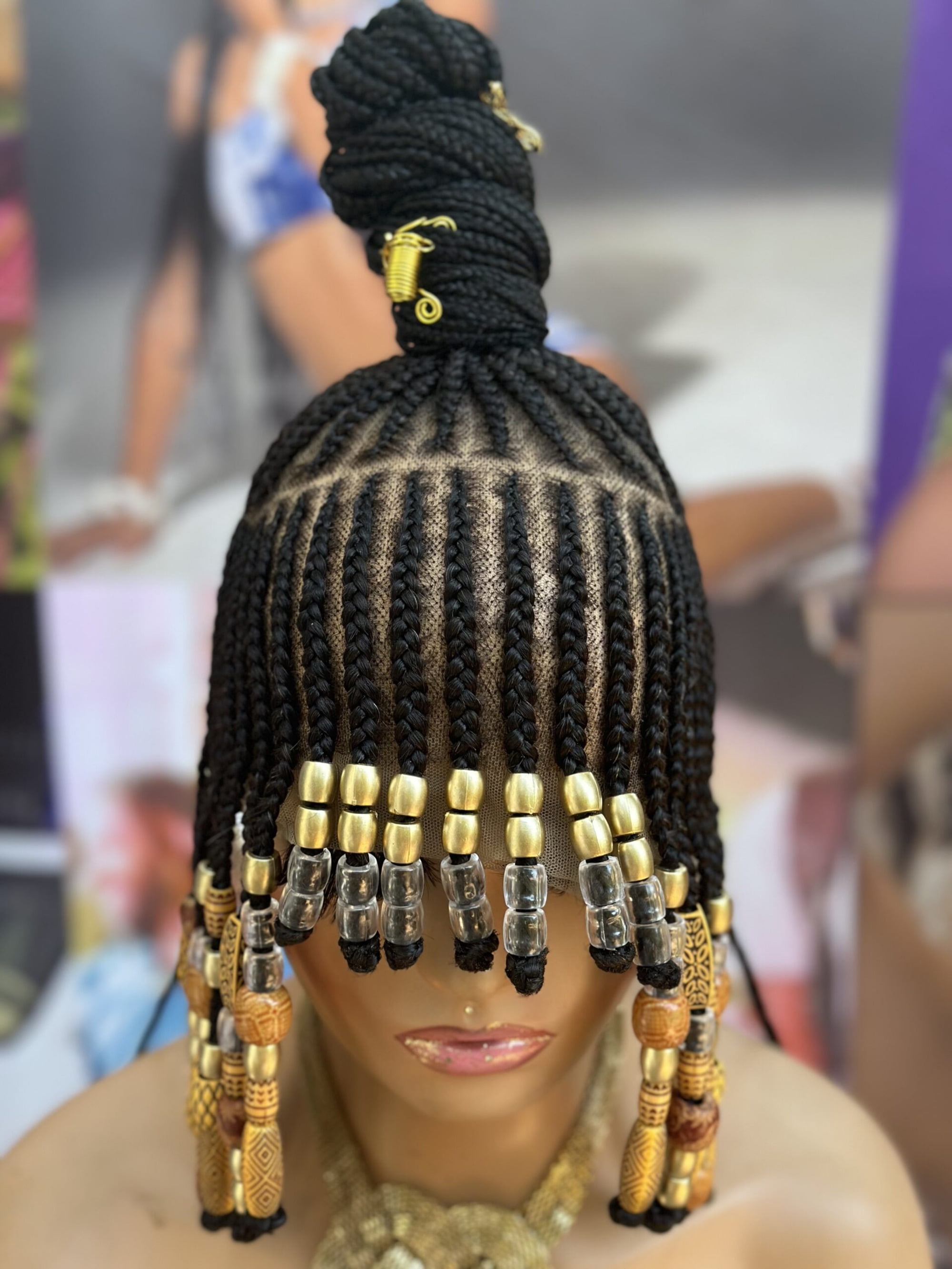Hair 'N' Tingz Sheba Full Lace Cornrow Wig - Walmart.com