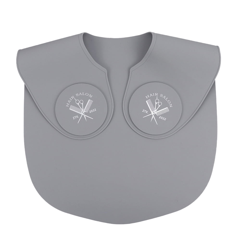 Hair Neck Collar Hairdressing Cape Silicone Shawl Cutting Dye Wrap ...