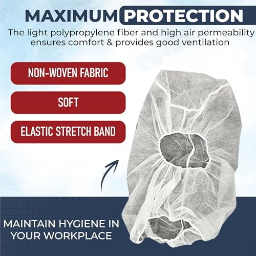 Hair Net + Beard Net | Case of 1000, Blue | Disposable Protective ...