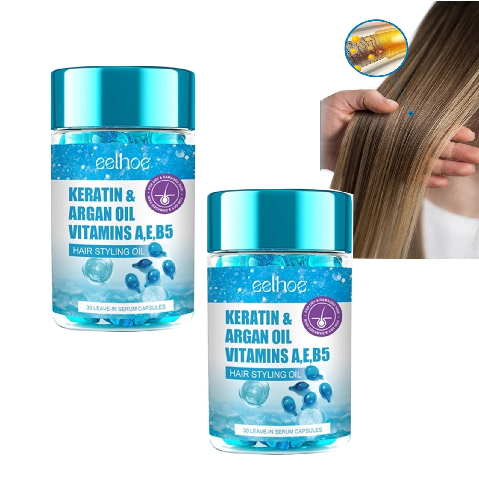 Hair Oil for Frizzy Hair & Damaged Hair, Hair Styling Anti Frizz Hair Serum Oil,30 Leave-in Hair ...