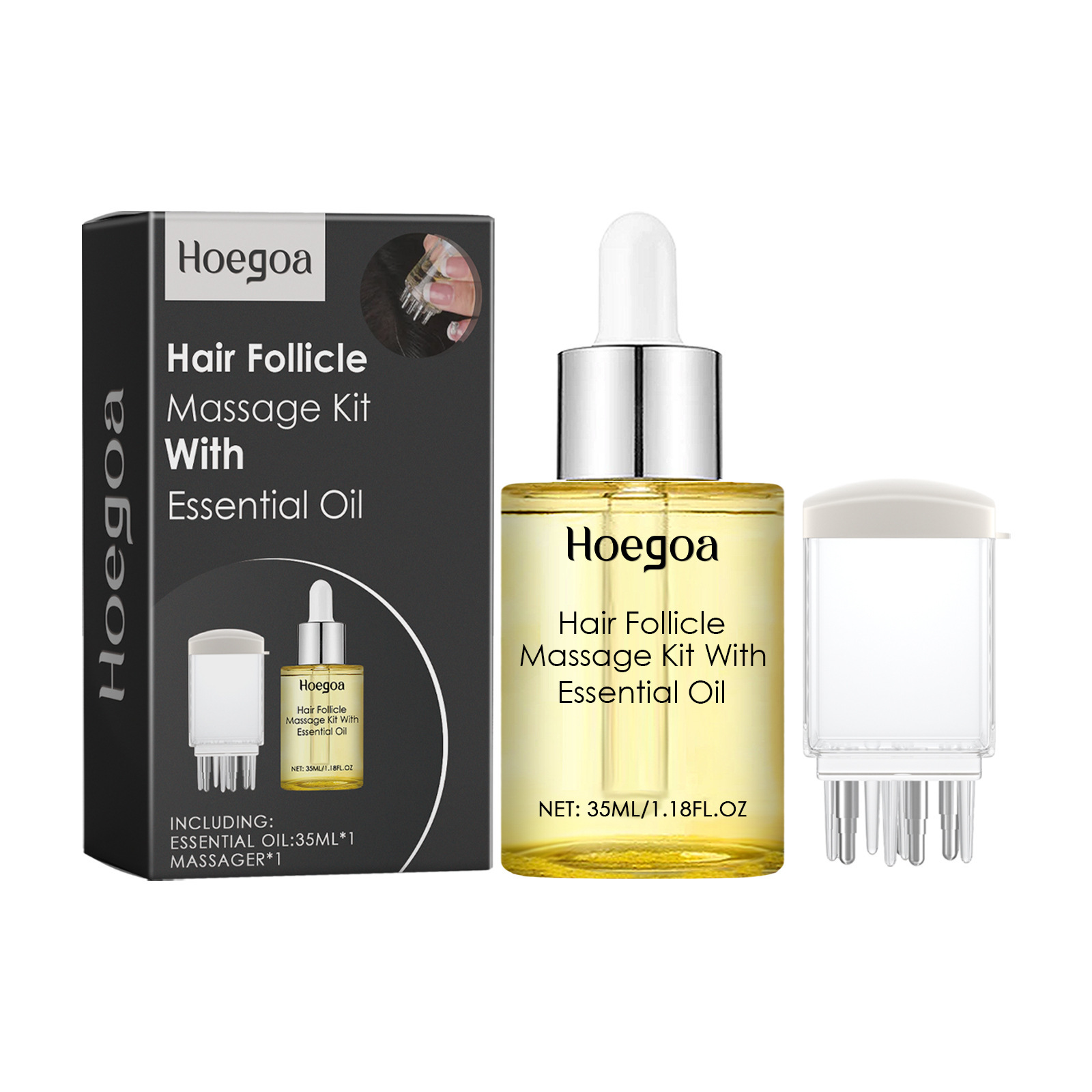 Hair Oil Massage Kit Smoothing dry frizzy hair Smoothing strong dense ...