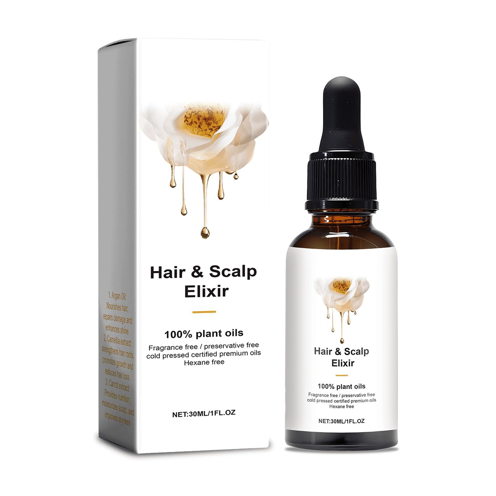 Hair Oil Serum for Frizzy Hair,Smooth & Shine Anti-frizz Hair Serum ...