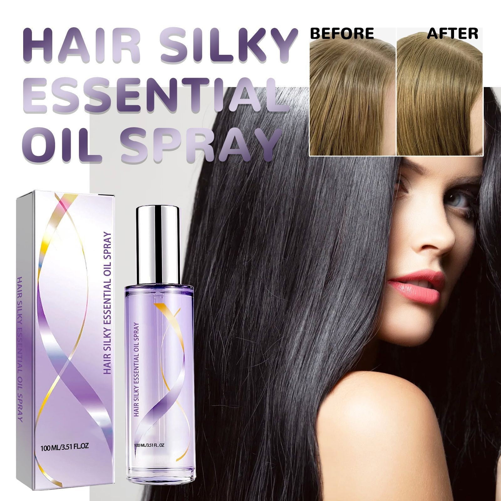 Hair Oil Spray | Deep Repair & Nourish Treatment | Anti-Frizz & Thermal ...