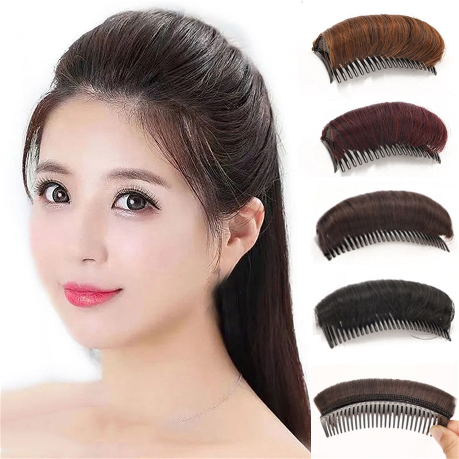 Hair Pad Volume Insert | Invisible Hair Bump Clip | False Hair Bun for ...