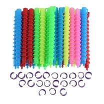 EZ-FLO Fertilizer EZ Flow White Short Cold Wave Rod Hair Tool, 144 Rods ...