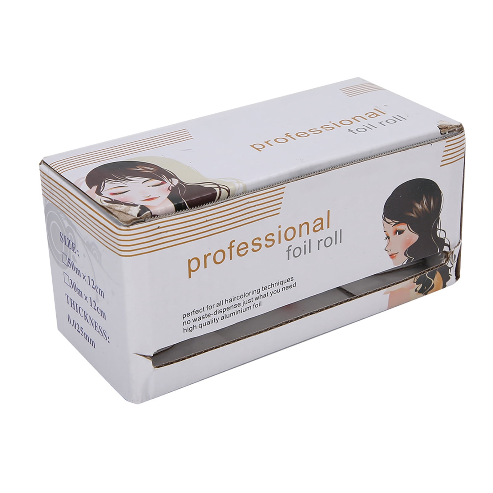 Hair Perming Foil, 30m Hairdressing Aluminum Foil Hair Foil Roll, For ...