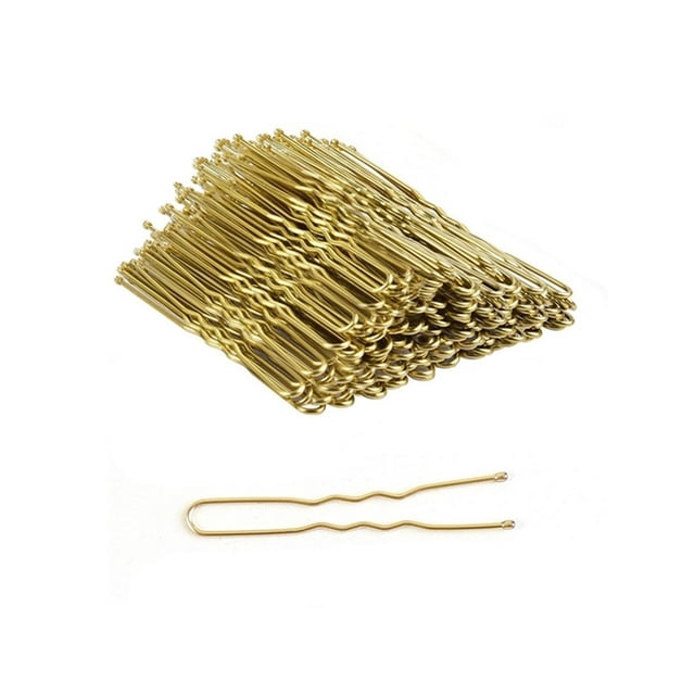 Hair Pins for Buns, U Shaped Hair Pins Brown Hair Bun Pins for Women ...