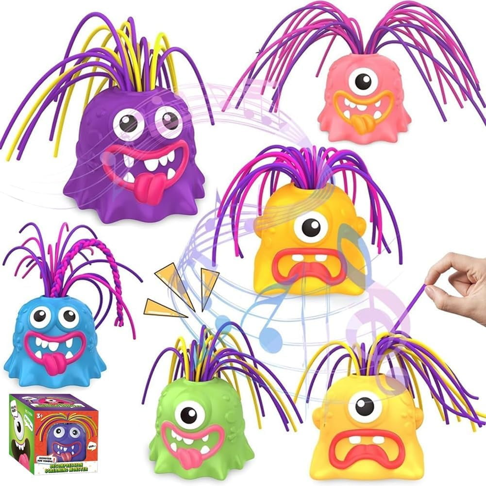 Hair Pulling Monster Toy,Hair Pulling Fidget Toys,Hair Pulling Monster ...