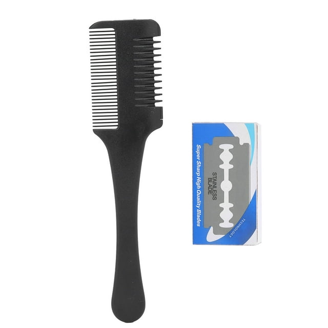 Hair Razor Comb Removable Double Edge Razor Blades Professional DIY ...