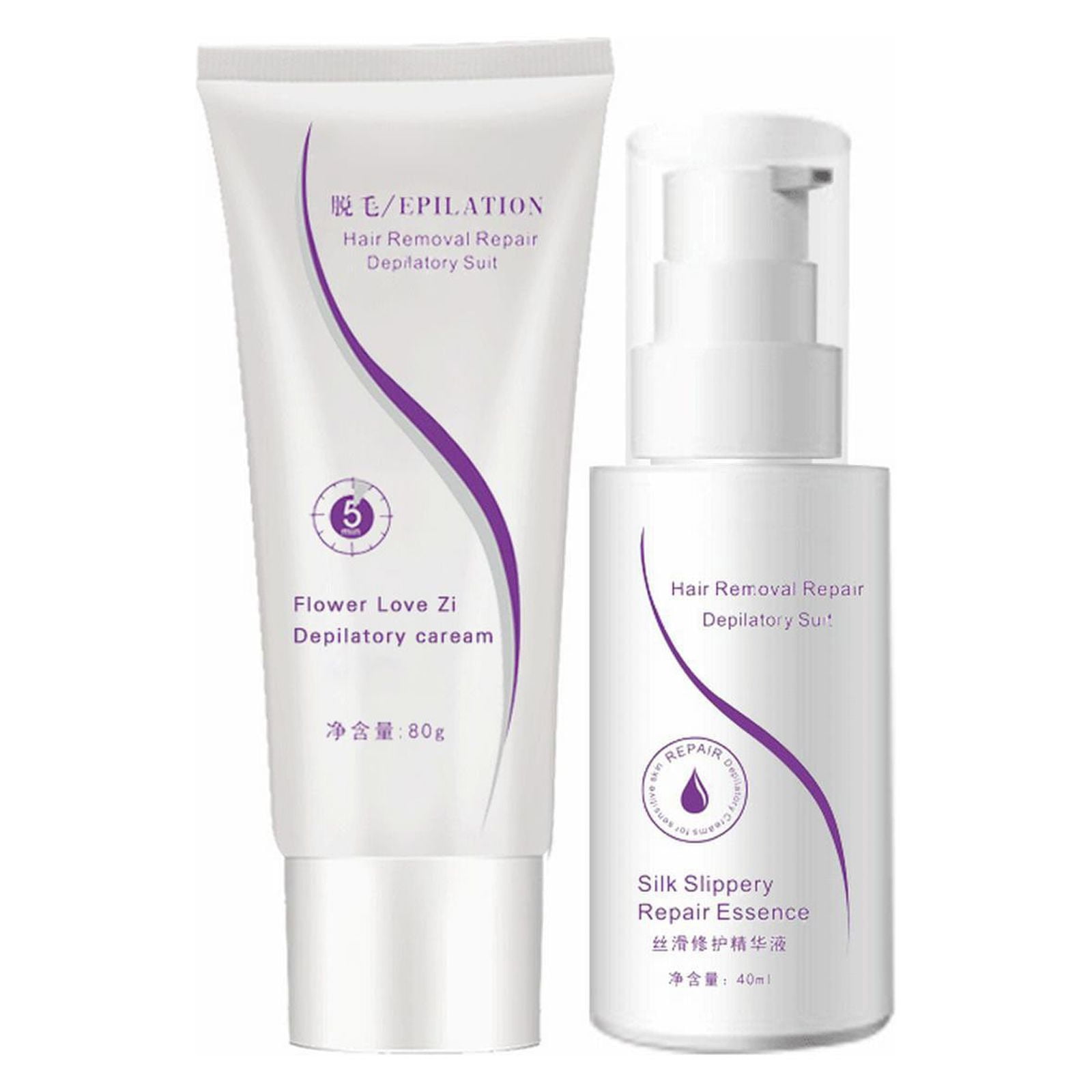 Hair Removal Cream Beard Face Whole Body Depilation 40ml Leg Hair ...