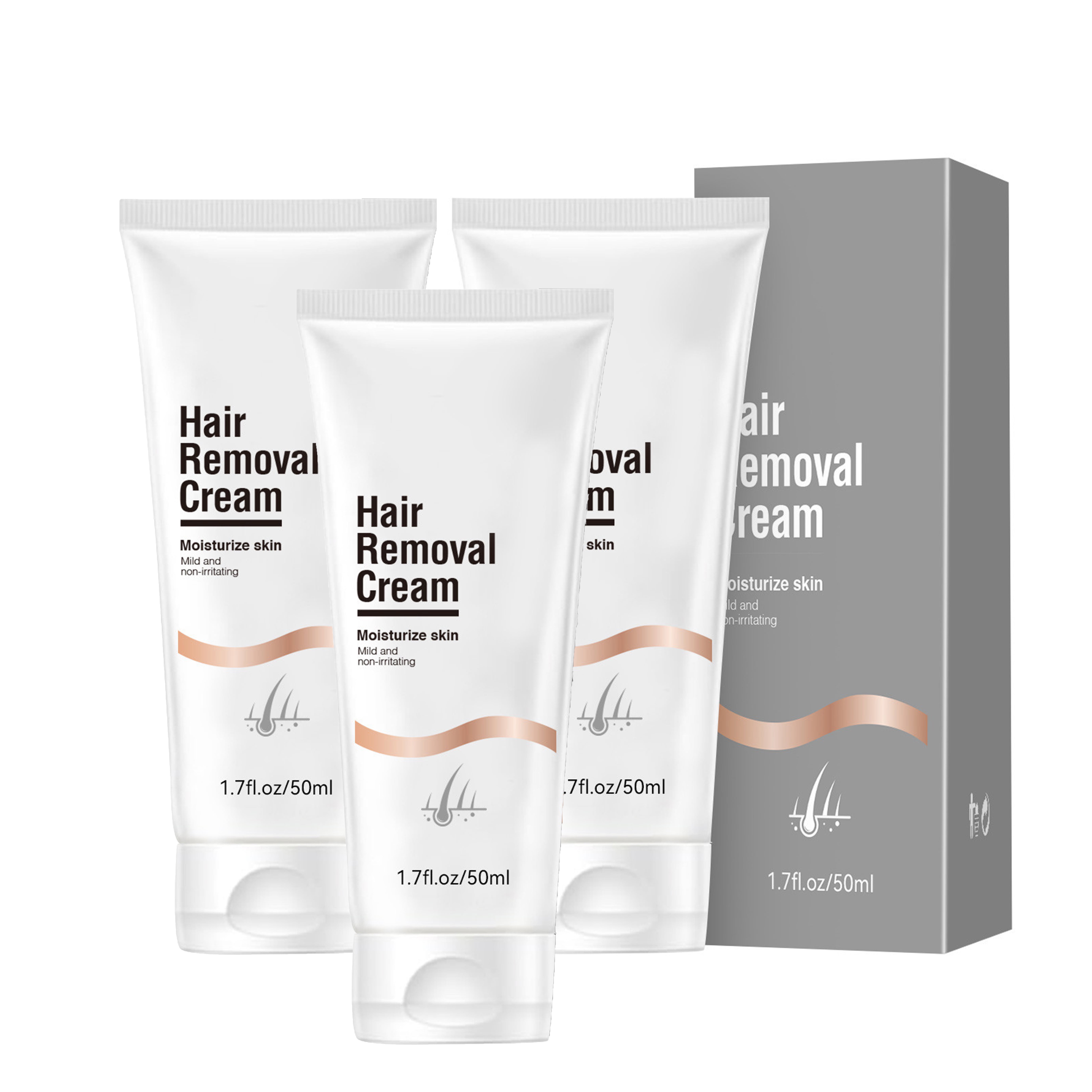 Hair Removal Cream for Women & Men, Painless Bikini Hair Removal Gel ...