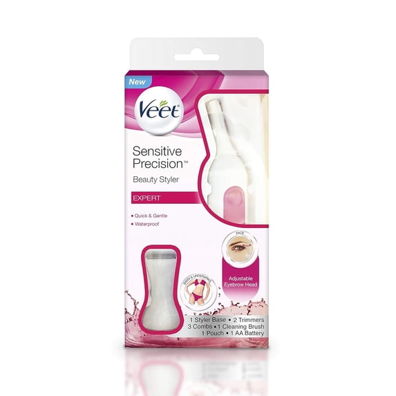 Hair Removal Electric Trimmer – Veet Expert Sensitive Precision Beauty ...