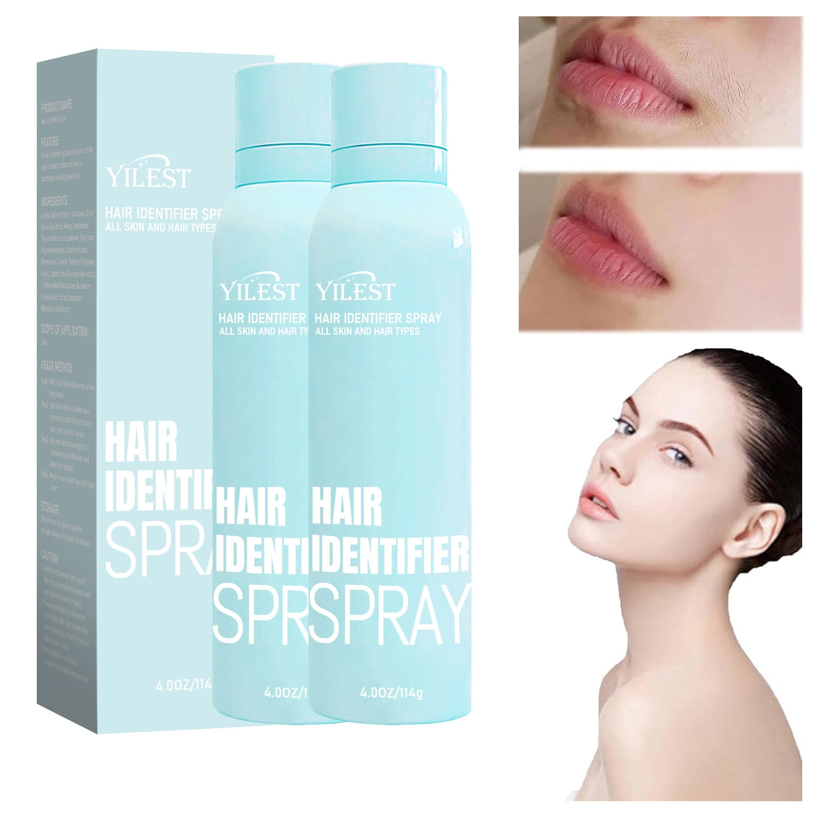 Hair Removal,Hair Identifier Spray For Face Dermaplaning Dermaplaning ...