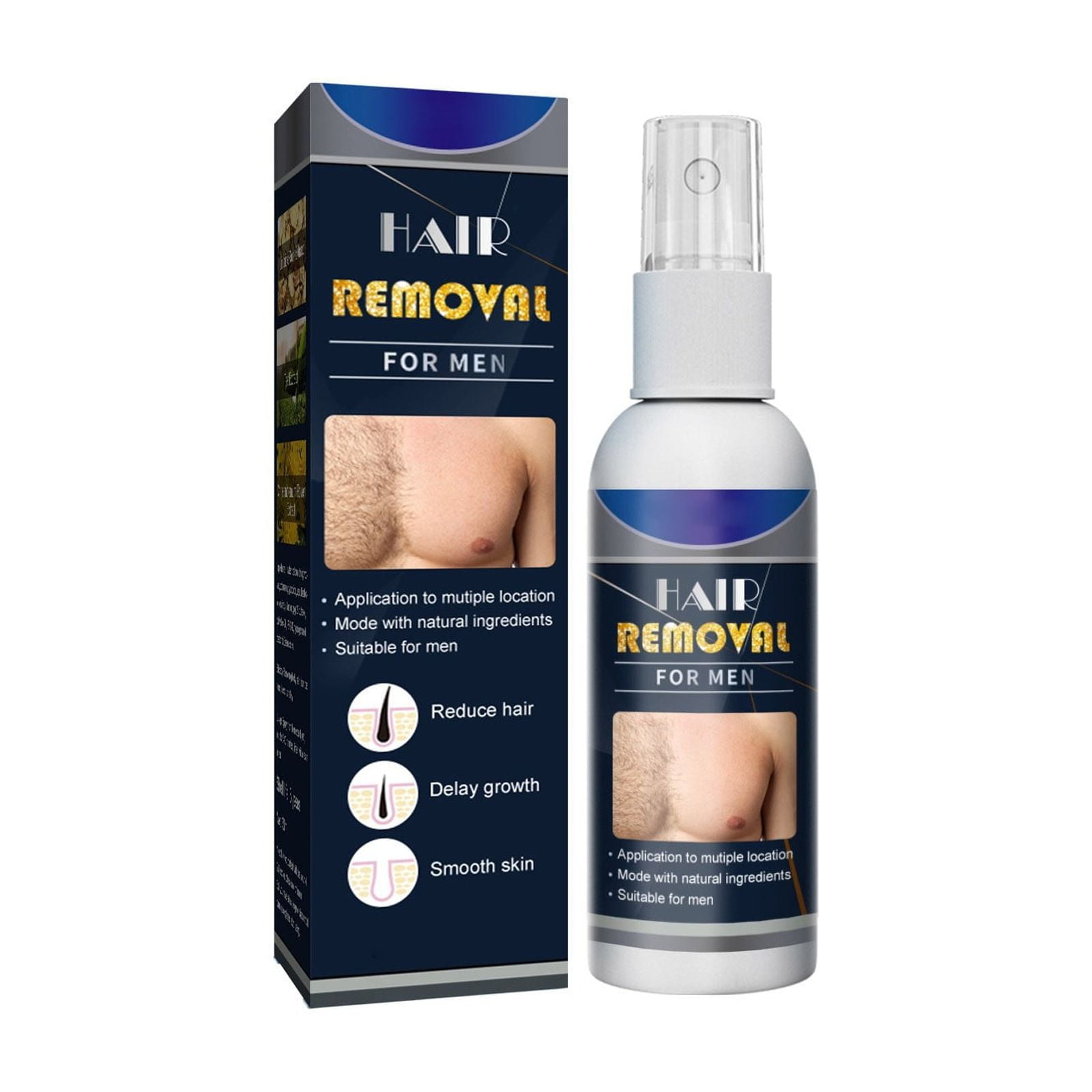 Hair Removal Spray Gentle Refreshing And Non Irritating Back Shoulder ...