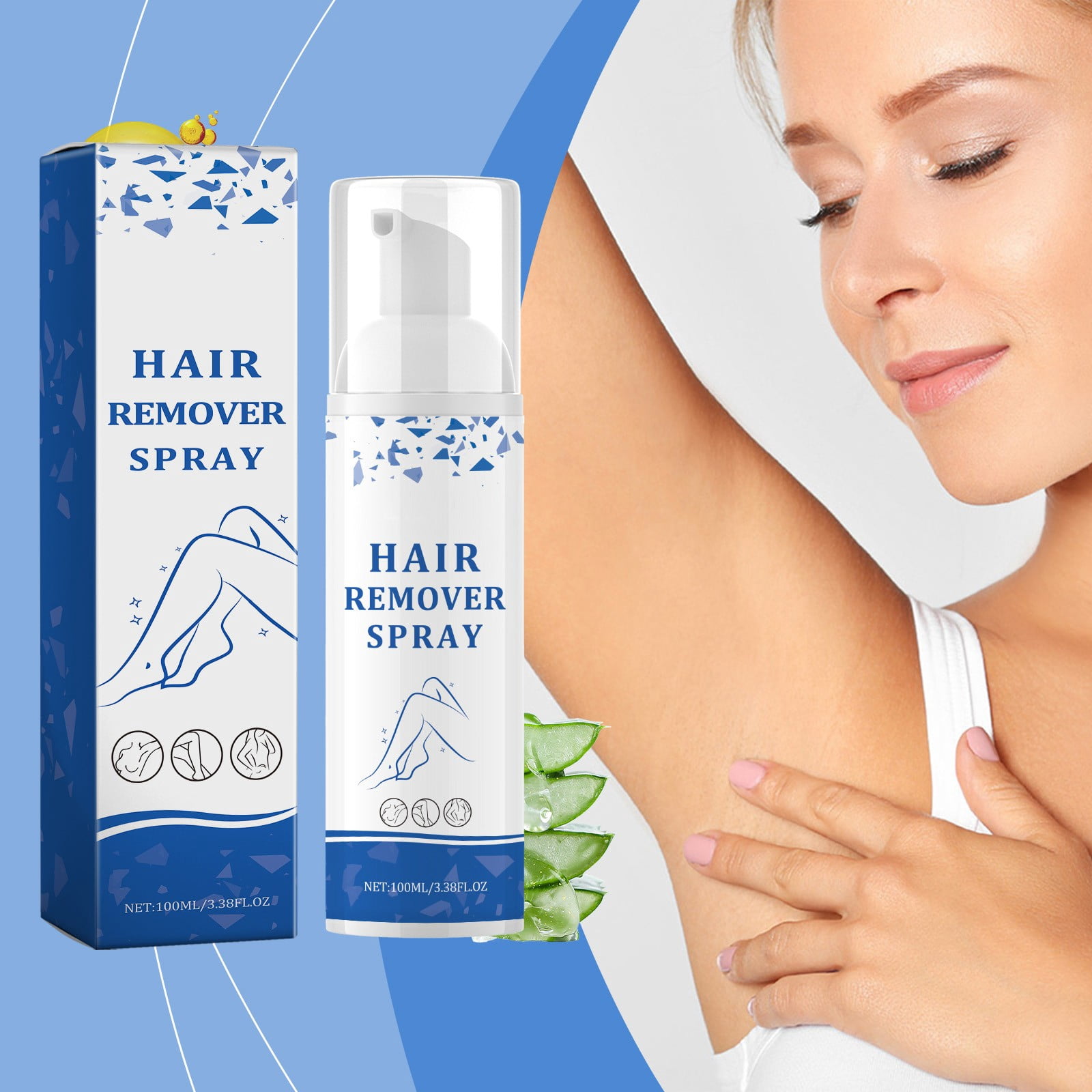 Hair Removal Spray Underarm Hair Hand Hair Leg Hair Hair Body Hair ...