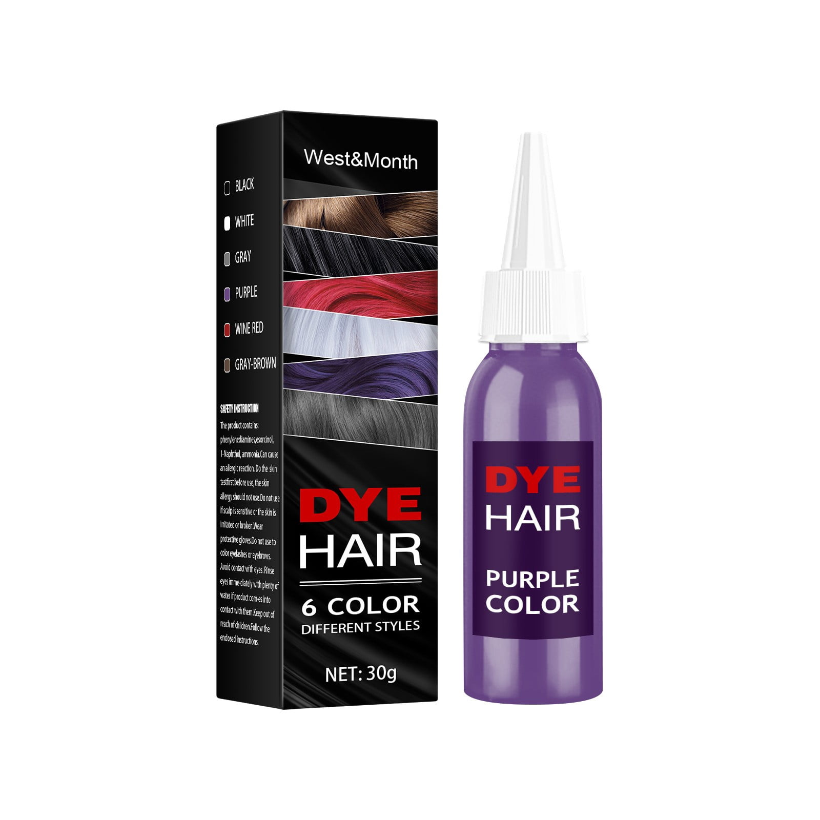 Hair Rinse Color for Women Overtone Rose Temporary Hair Color Women ...