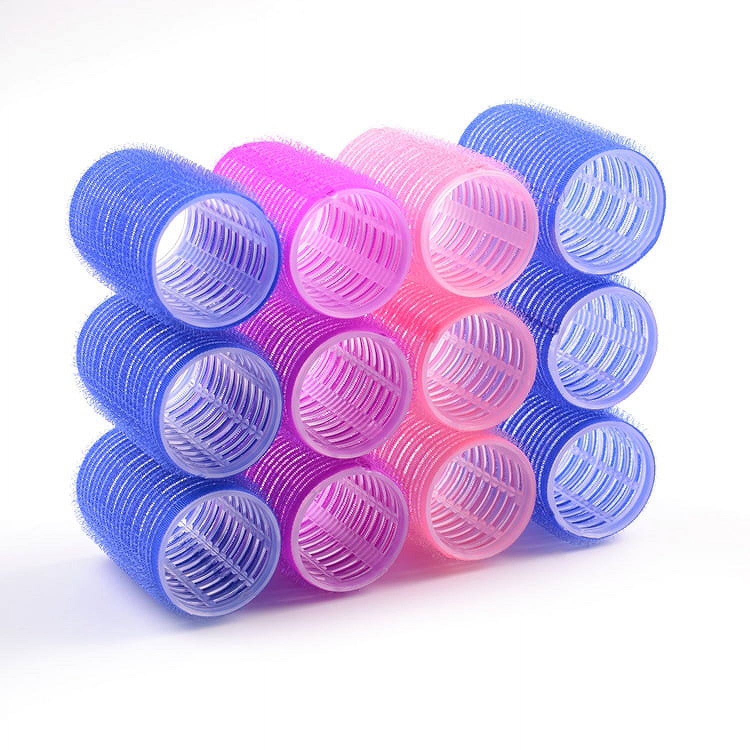 Hair Roller Set, Heatless Hair Curlers, Self Grip Hair Rollers for Long ...