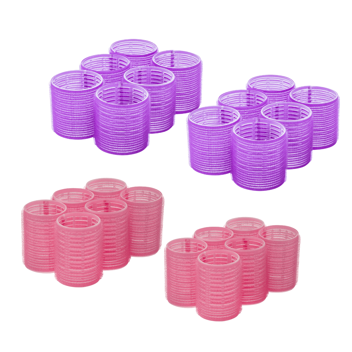 Hair Rollers 24 Pack - Self Grip Rollers for Hair - Salon Hair Curlers ...
