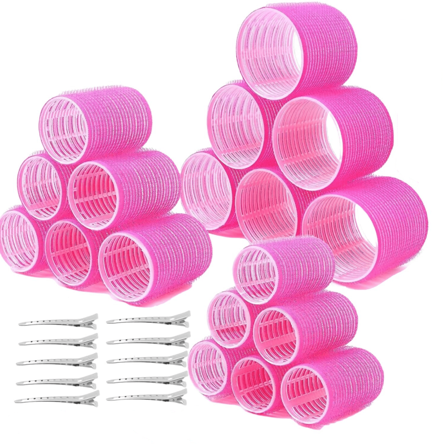 Hair Rollers,PandaTop Self Grip Hair Roller 28 Set,3 Sizes (6 Large ...