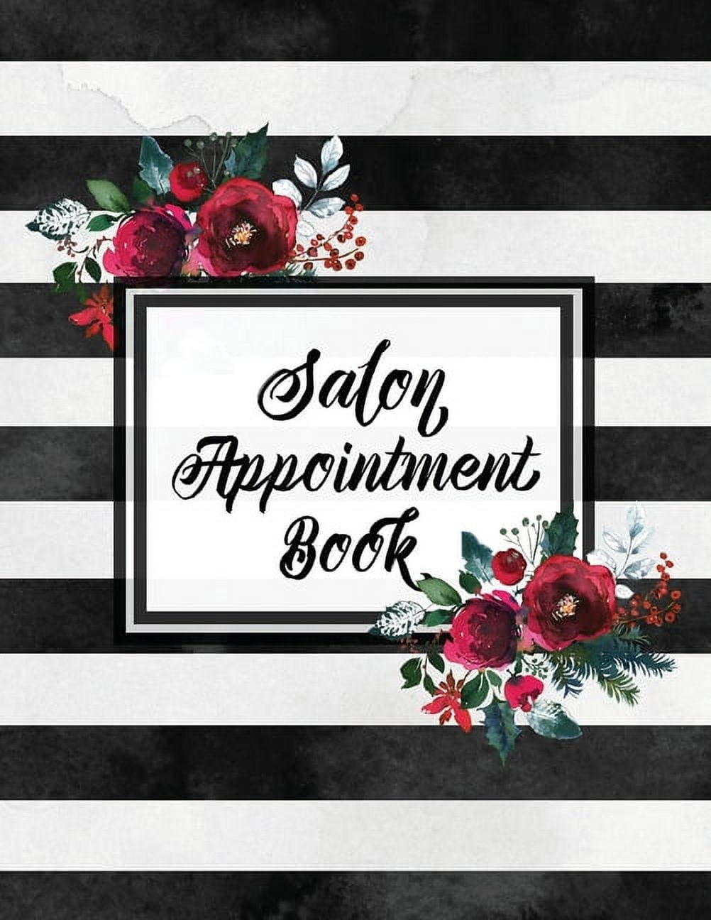Hair Salon Appointment Book: Undated Daily Client Schedule Planner ...