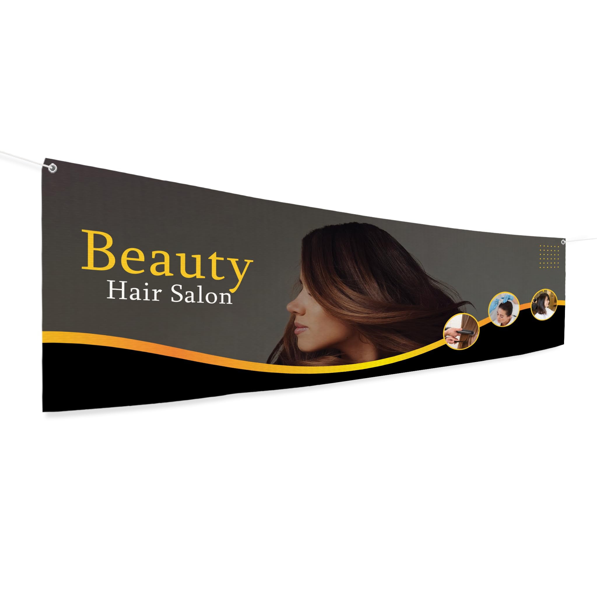 Hair Salon Banner Large (6Feetx2Feet) By Dreamcontroller | Wall Outdoor ...