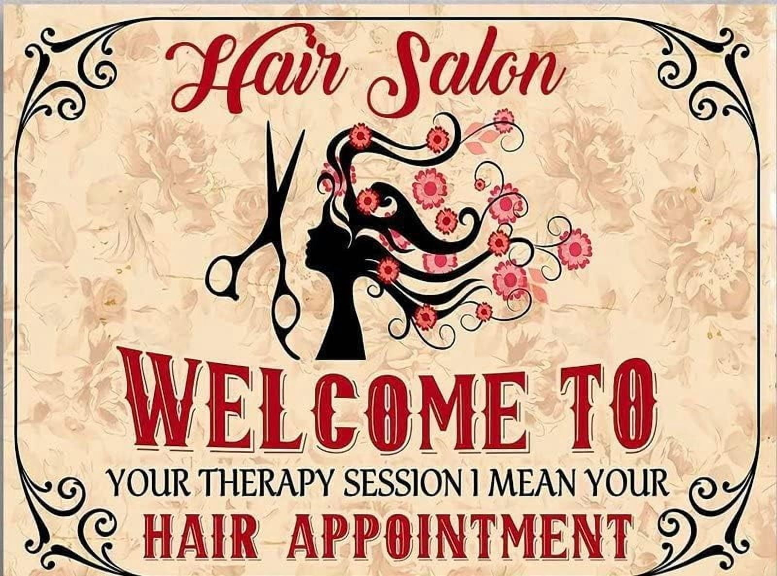 Hair Salon Diamond Painting Kits for Adults,Welcome To Your Therapy ...