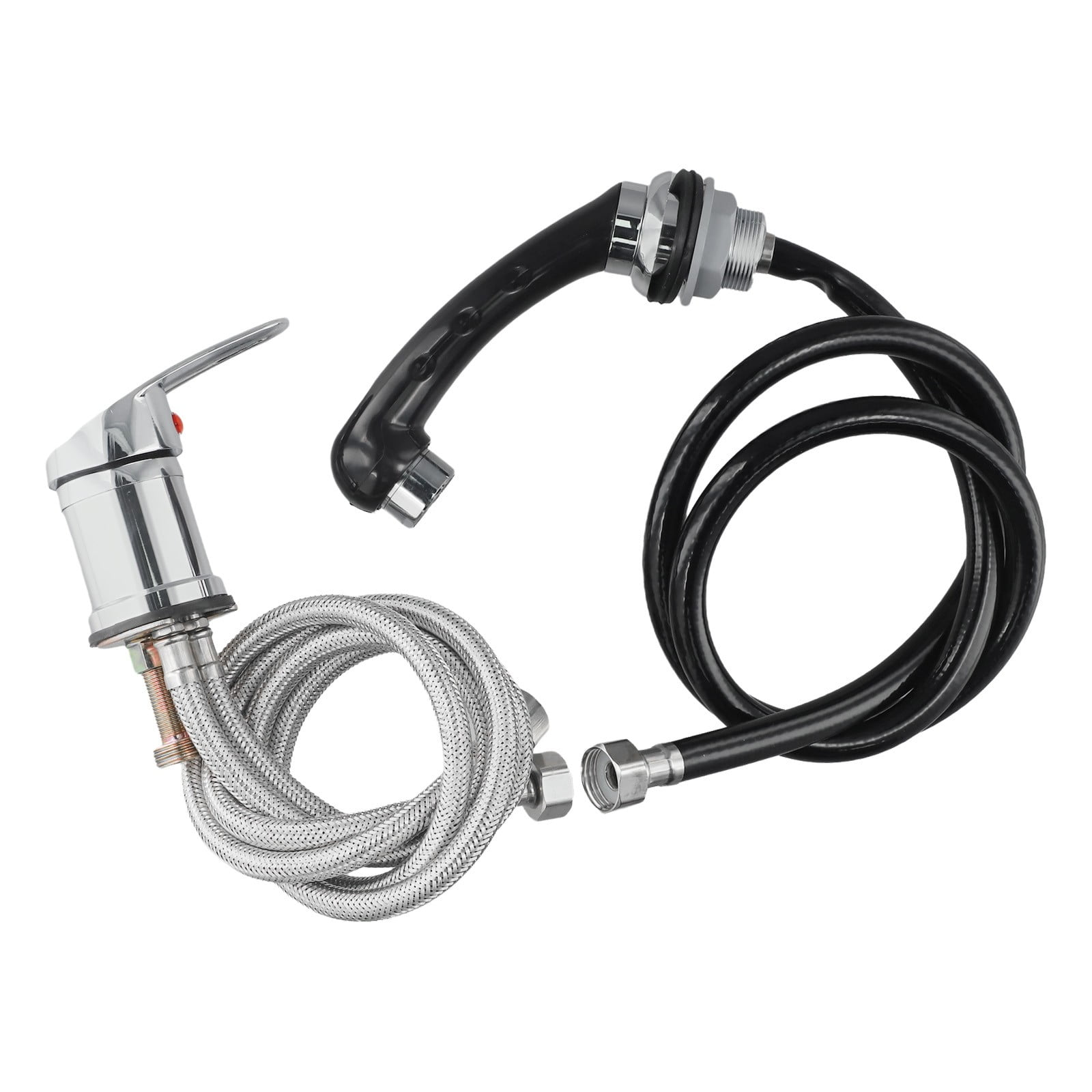 Hair Salon Faucet Nozzle Shampoo Bed Mixer Faucet Sink Hand Shower with ...