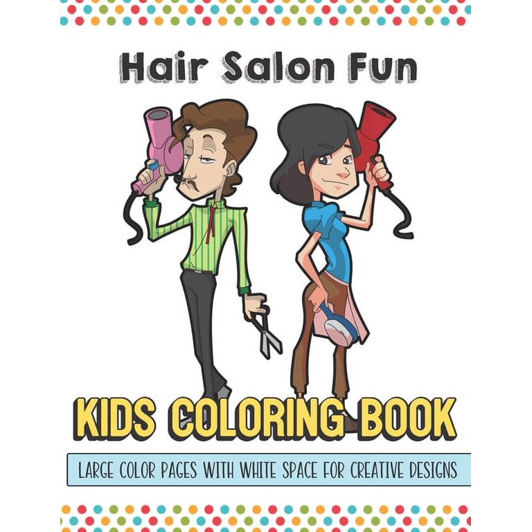 coloring pages for girls salon