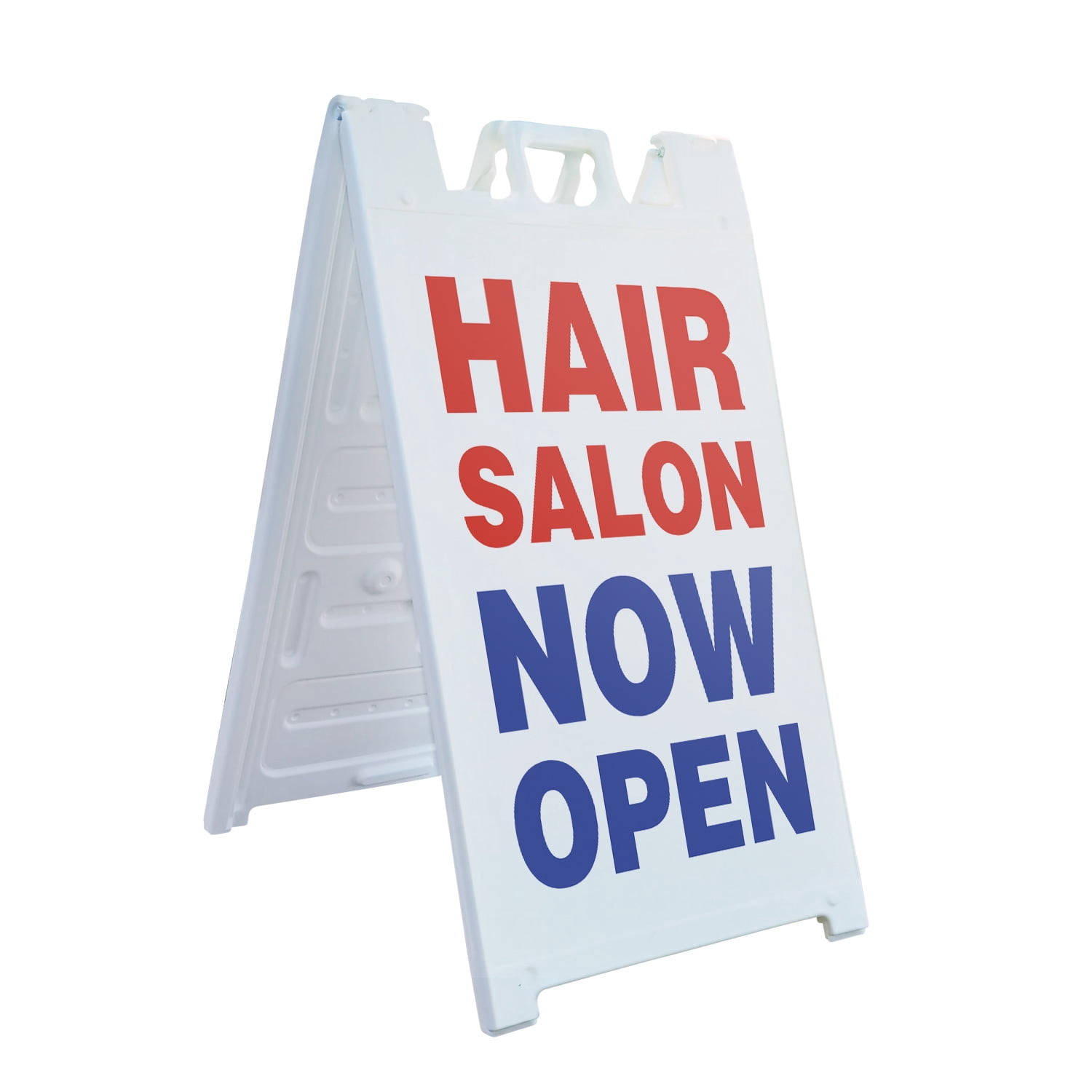 Hair Salon Now Open 24" x 36" Double Sided A-Frame Sidewalk Sign ...