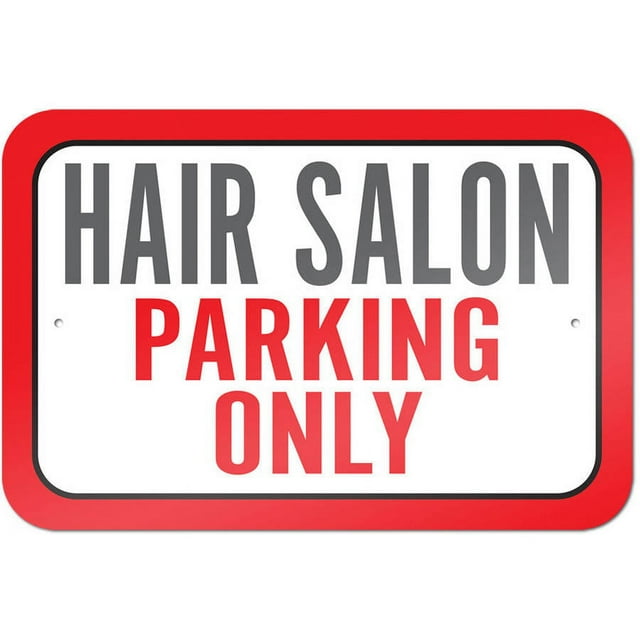 Hair Salon Parking Only Sign - Walmart.com