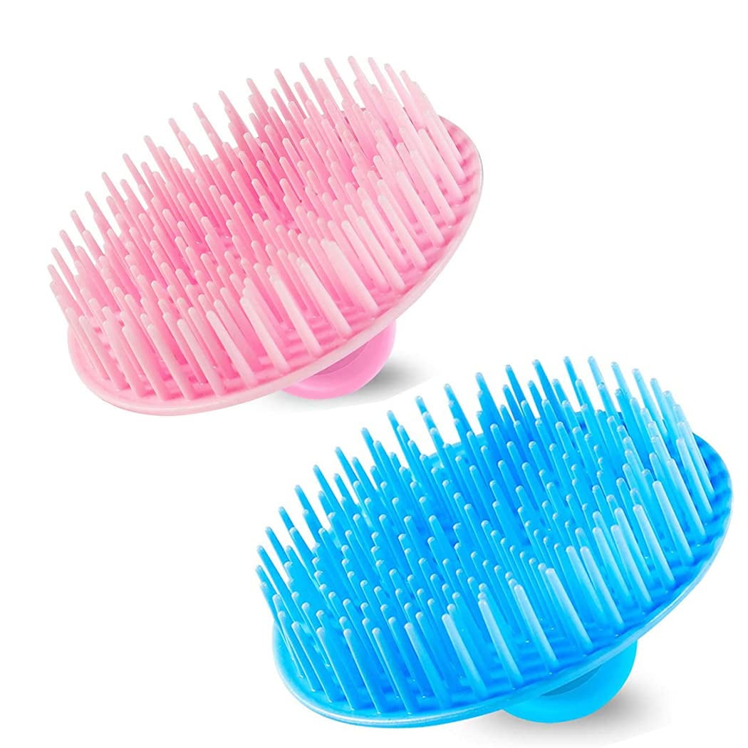 Hair Scalp Exfoliator Brush Dandruff Cleaning Brush, Flexible Scalp ...