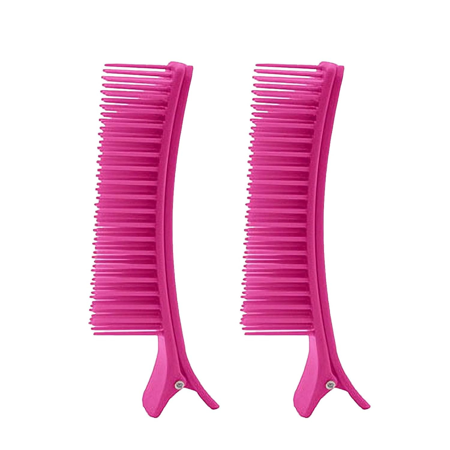 Hair Sectioning Grip Clips , Pink Nonslip Hair Clips，Section Hair ...