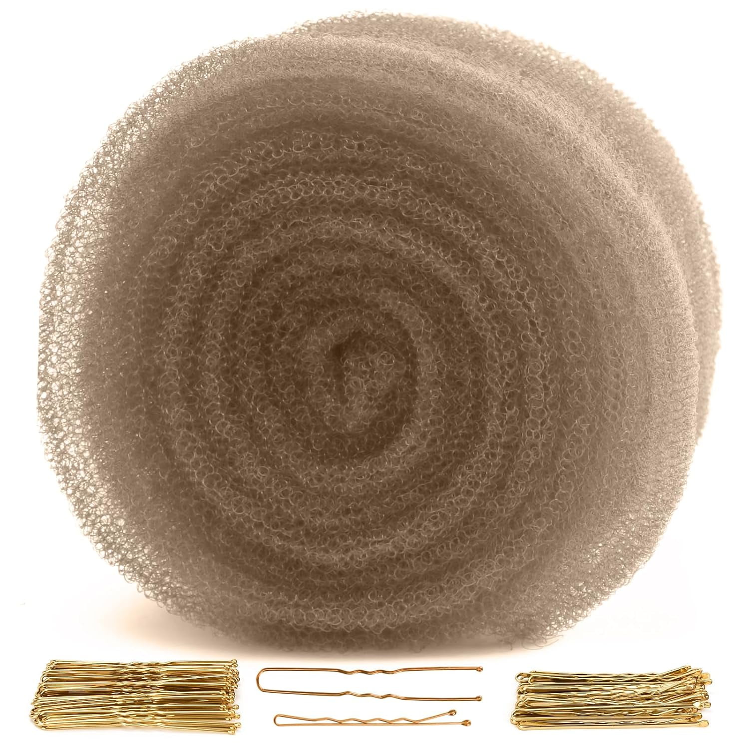 Hair Sponge for Updos,Volume Bumps Insert,Tan Brown Hair Filler&Padding ...