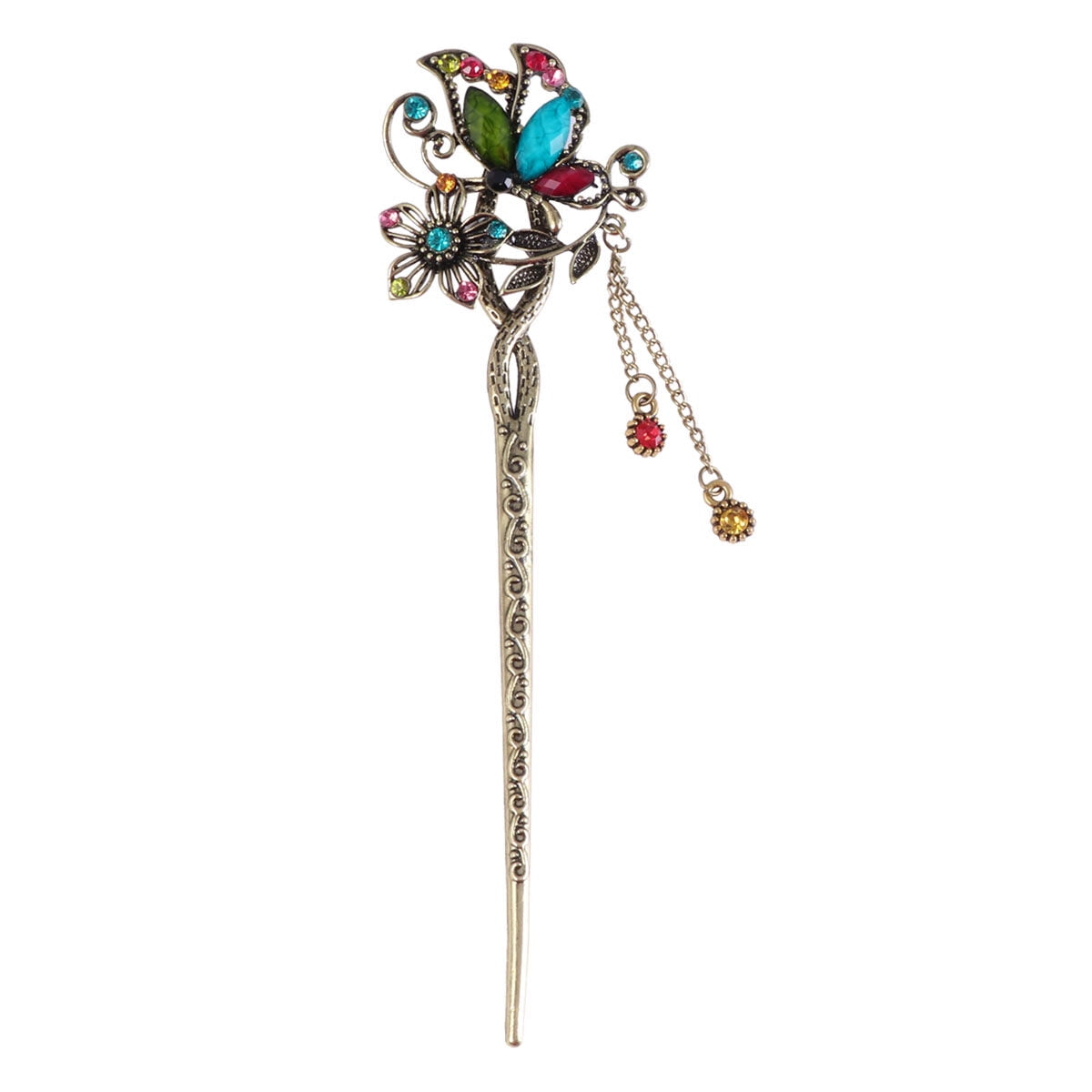 Hair Sticks Accessories Stick Japanese Bun Metal Pin Chinese Chopsticks ...