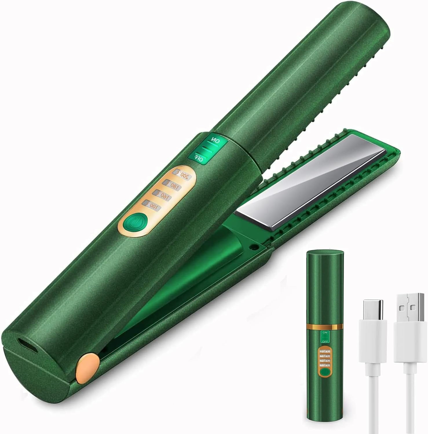 Hair Straightener (2023 New),Cordless Flat Iron,Portable Straightener ...