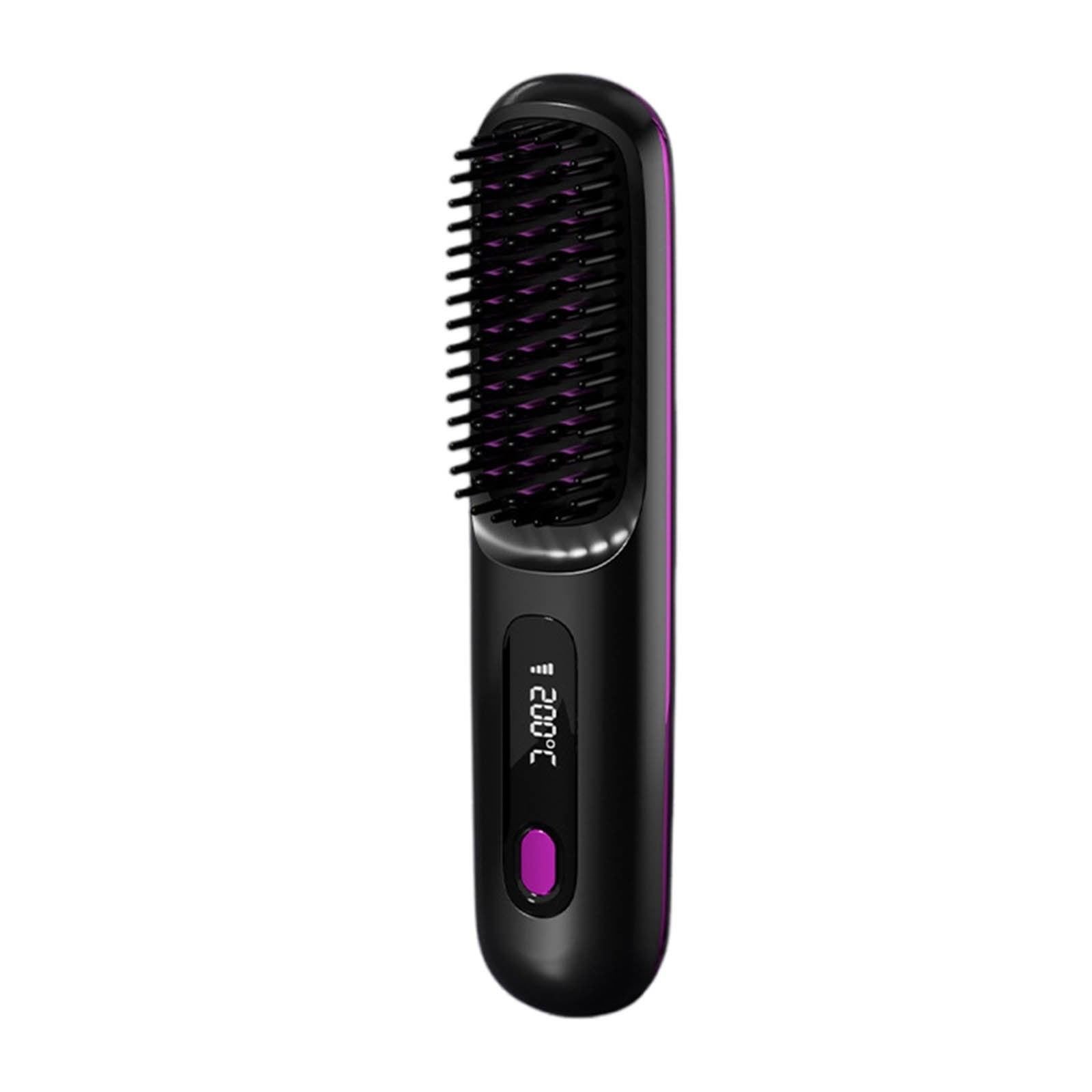 Hair Straightener Brush Portable Rechargeable with Fast Heating 3 ...