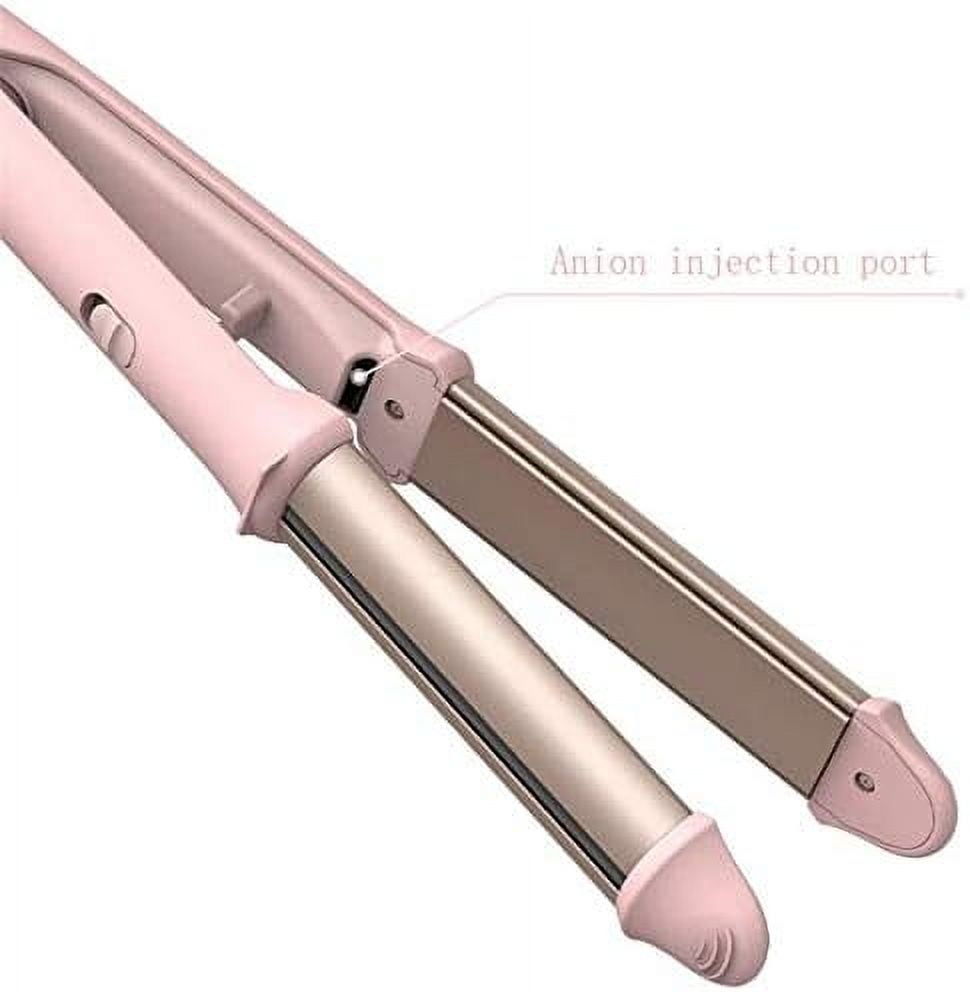 Hair Straightener and Curler 2 in 1, Negative Ion Splint Professional ...