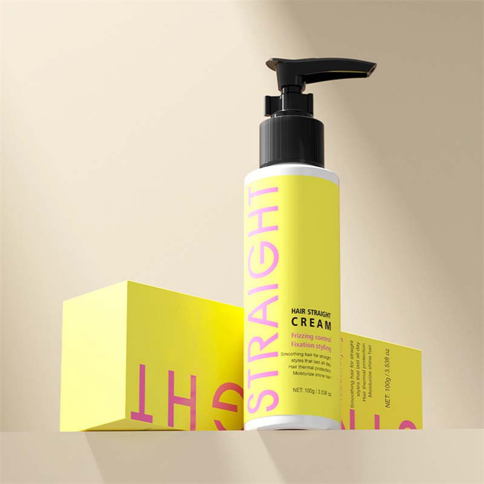 Hair Straightening Lotio Frizz Smooth And Shiny One Natural Straight ...