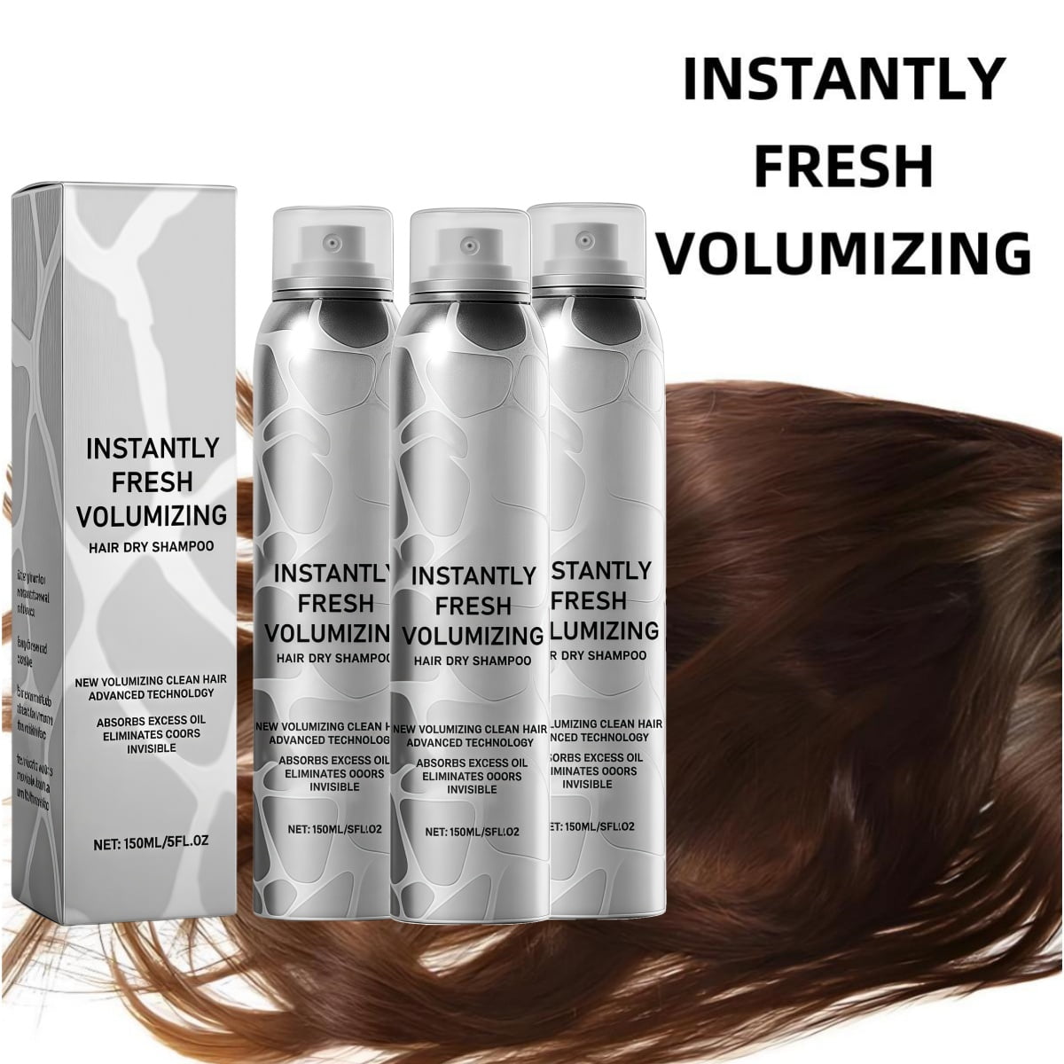 Hair Style Reviving Dry Shampoo with Vitamin C for All Hair Types ...