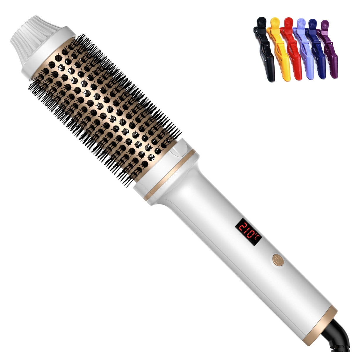 Hair Styler, 2 in 1 Straightener and Curler with Negative Ion ...