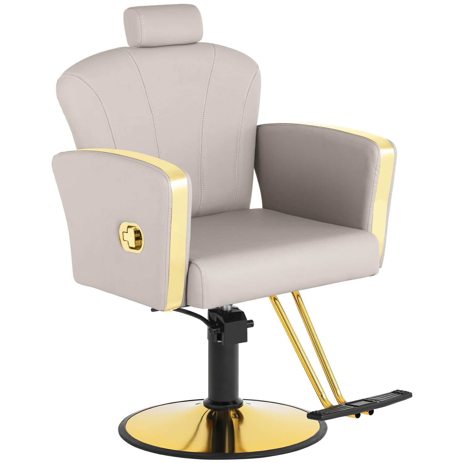 Hair Styling Chair, Salon Chair for Hair Stylist, Reclining Barber ...