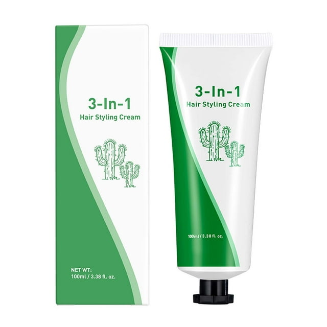 Hair Styling Cream 100ml, Long-Lasting Volume and Quick-Dry Formula ...