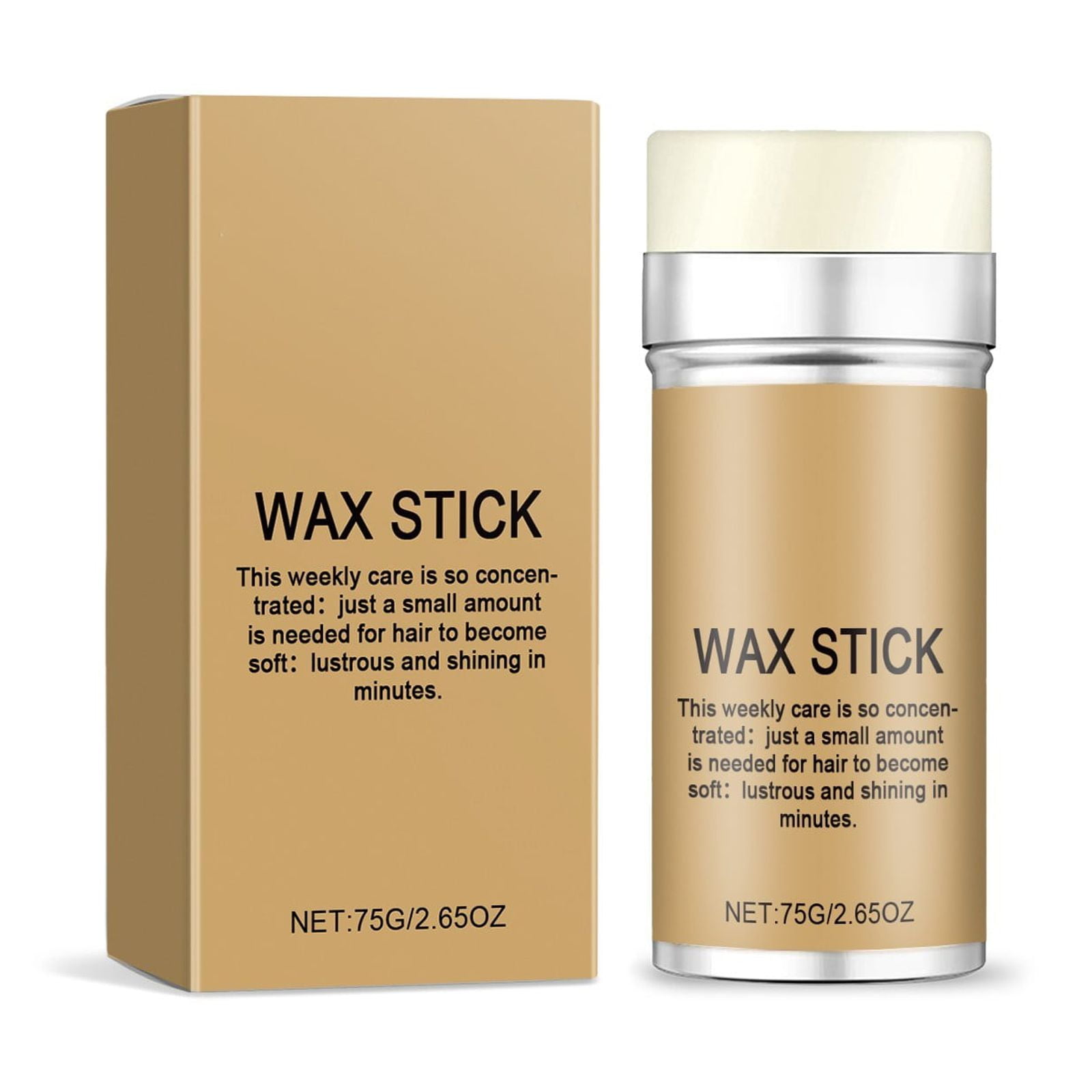 Hair Styling Wax Stick Long Lasting Hold Frizz Natural Gloss For Pore ...