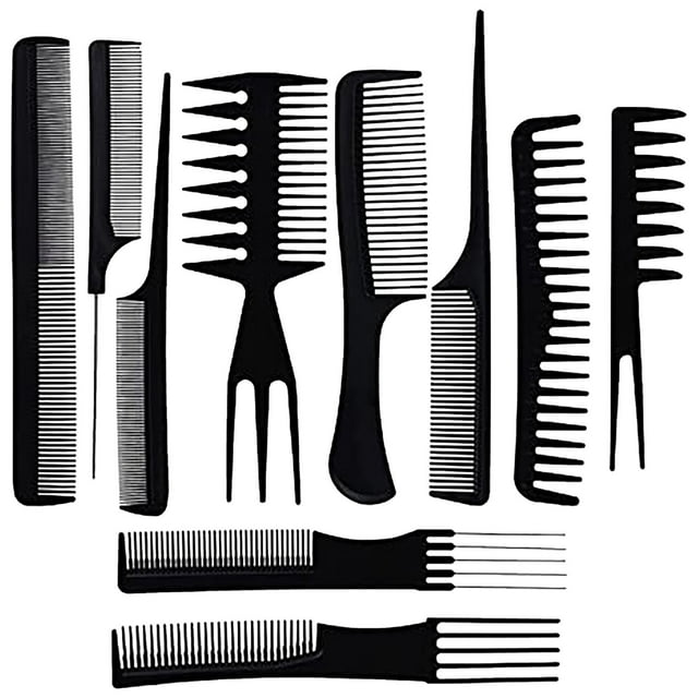 Hair Stylist Comb Set,10 Pack Hair Stylist Styling Comb Set ...