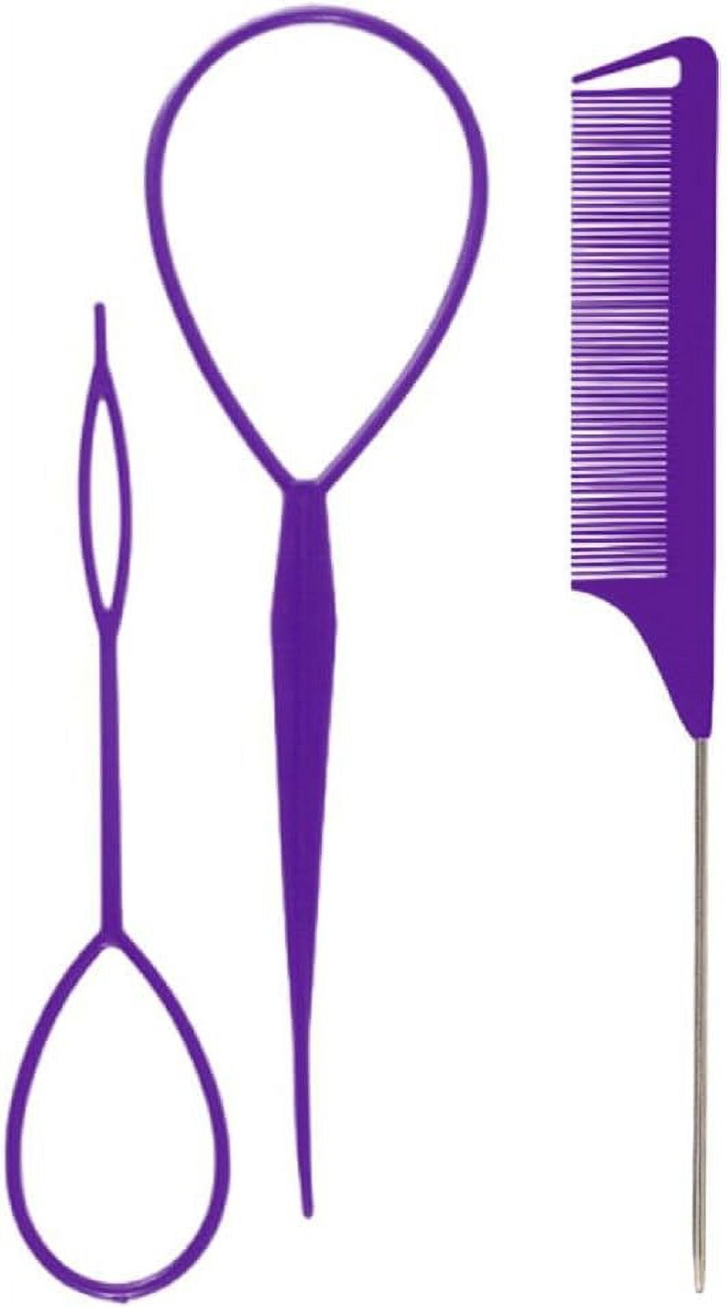 Hair Tail Tool Tail Comb Hair Styling Tools Set Heat Resistant Tail ...