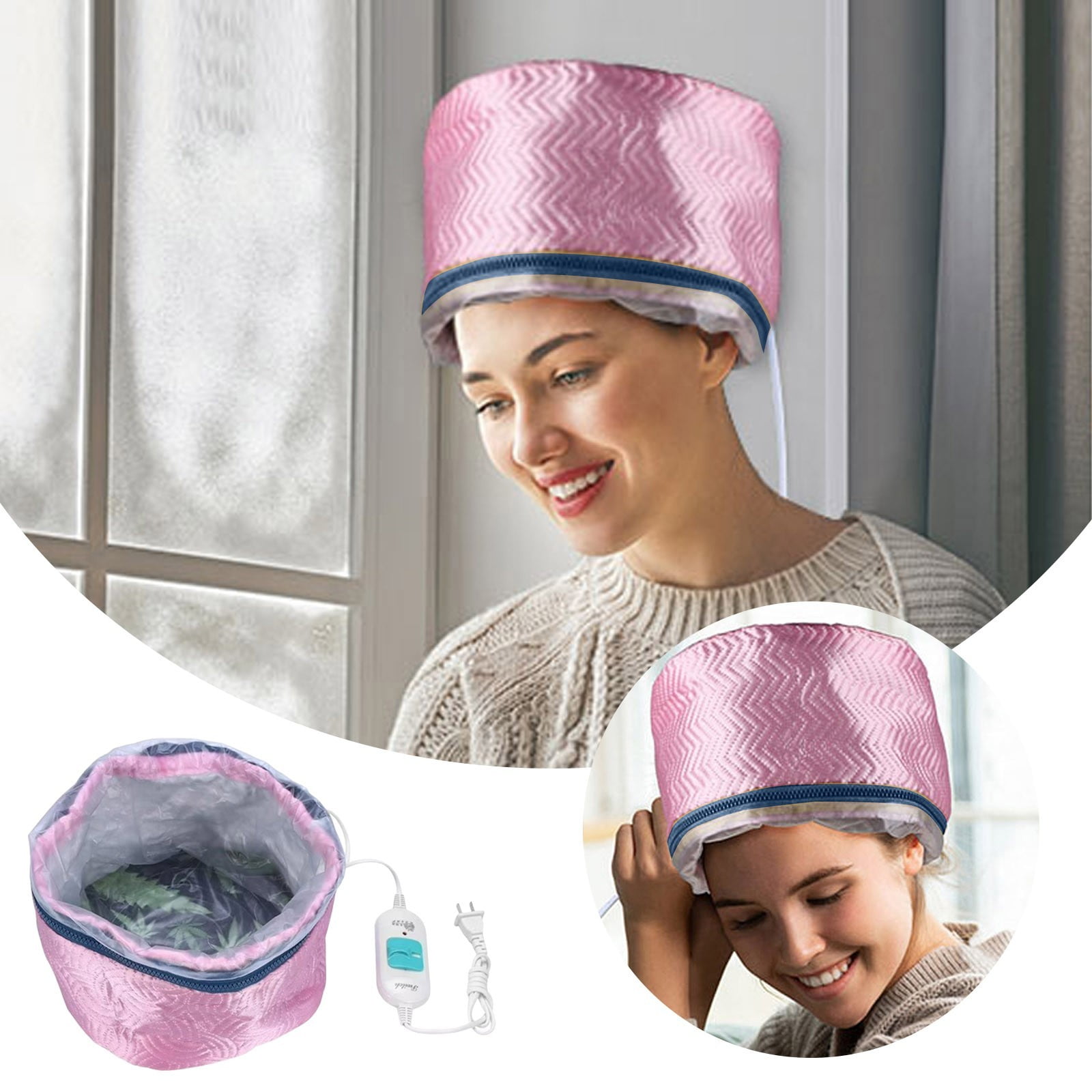 Hair Thermal Steamer Treatment SPA Cap Nourishing Care Hat with ...