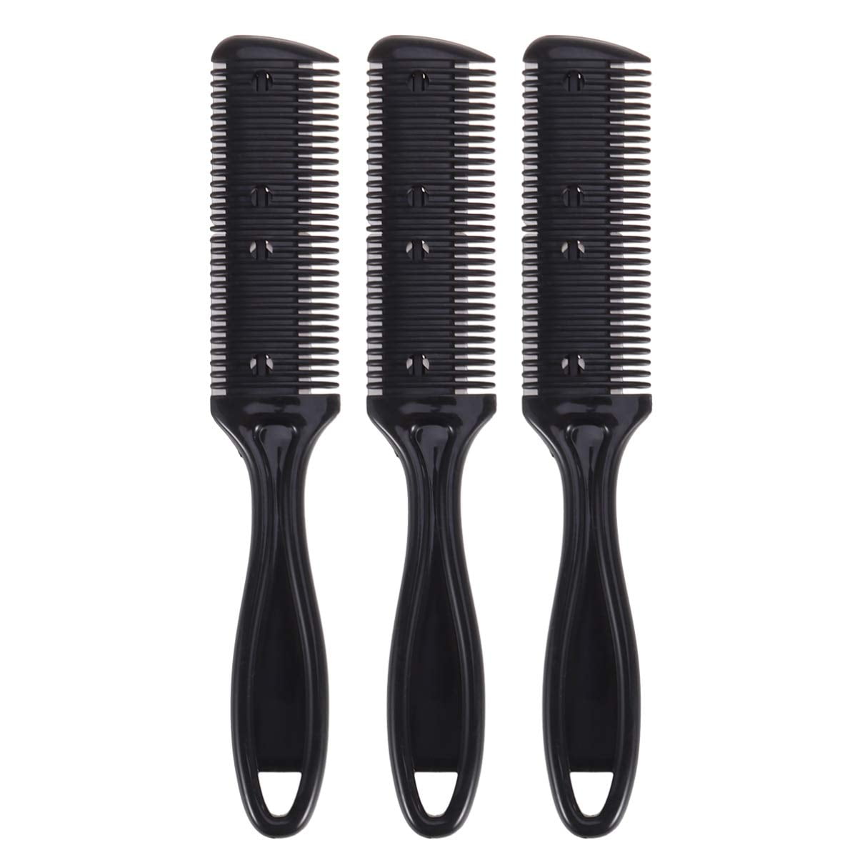 Hair Thinner Comb 3 Pieces Hair Trimmer Comb Razor With Comb Hair ...