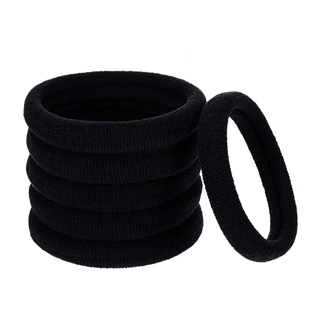 ZOUYUE Hair Ties, 20PCS Large Elastic Bands, Cotton Ponytail Holders ...